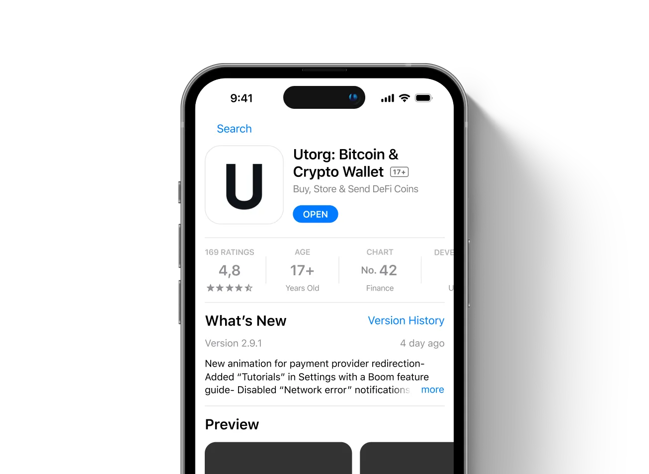 Utorg Crypto Card